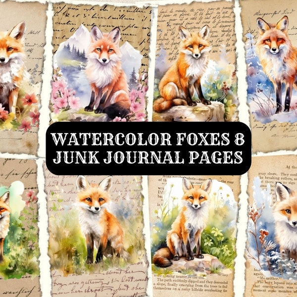 Fox Printable - Etsy
