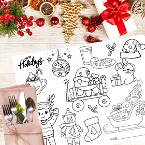 Printable Holiday Coloring Pages With Christmas Activity Page and ...