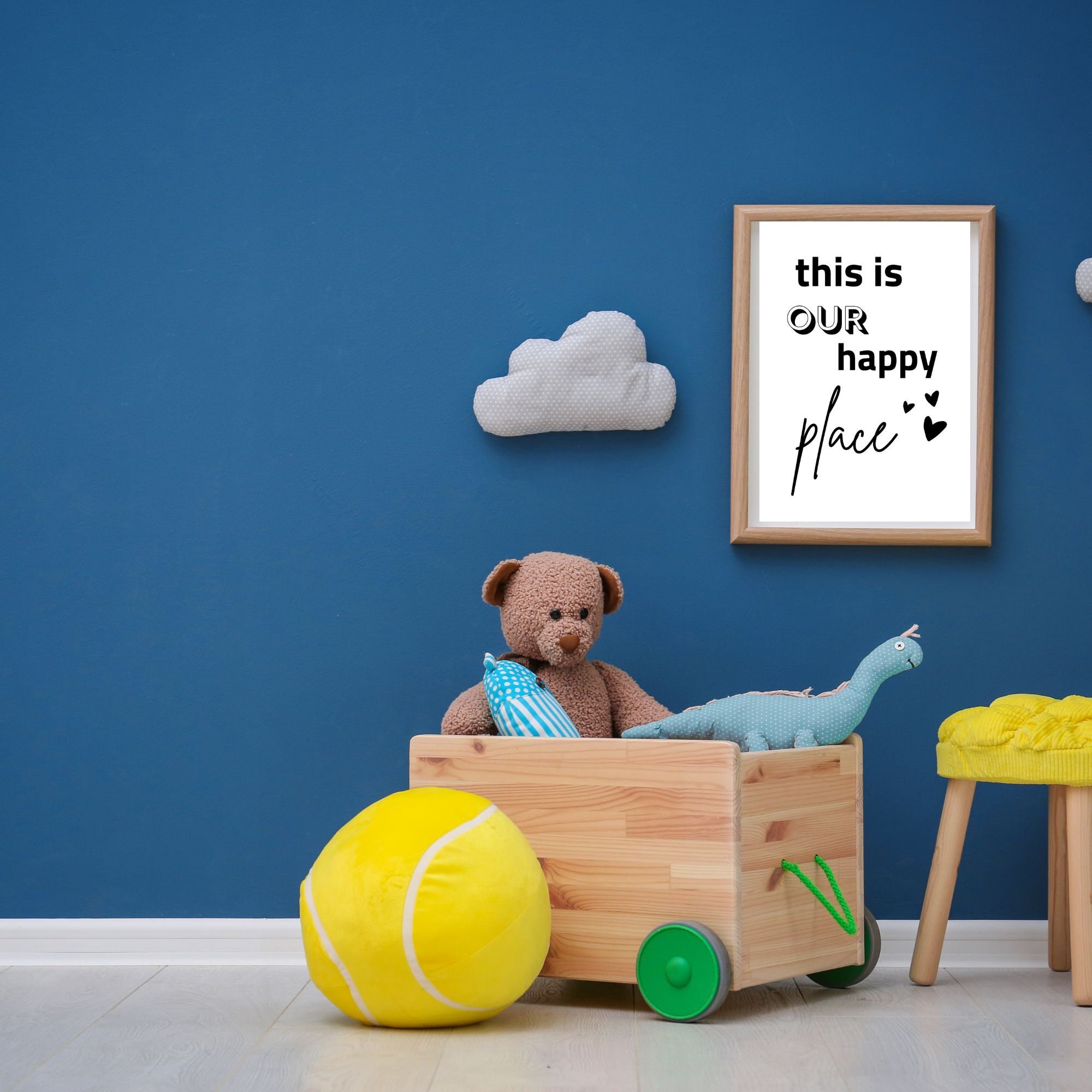 This is Our Happy Place Printable Wall Poster Modern Wall Art Great ...