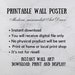 I Am My Greatest Masterpiece Motivational Wall Poster Modern Wall Art ...
