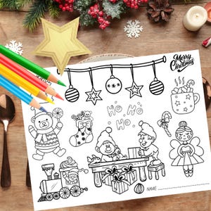 Printable Christmas Coloring Pages With Christmas Activity Page and ...