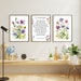 Printable Wildflowers Watercolor Art Posters Set of 3 Prints Decor for ...