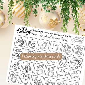 Printable Holiday Coloring Pages With Christmas Activity Page and ...