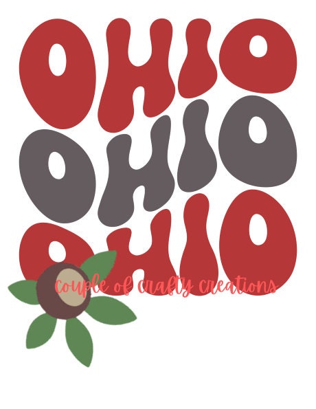 Ohio Groovy Font PNG Digital Image - Etsy