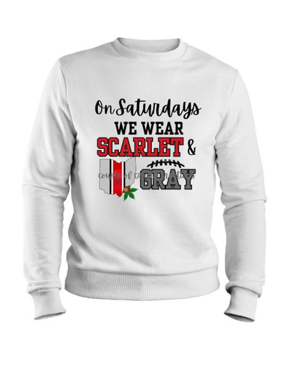 On Saturdays We Wear Scarlet 2 PNG Digital Images - Etsy