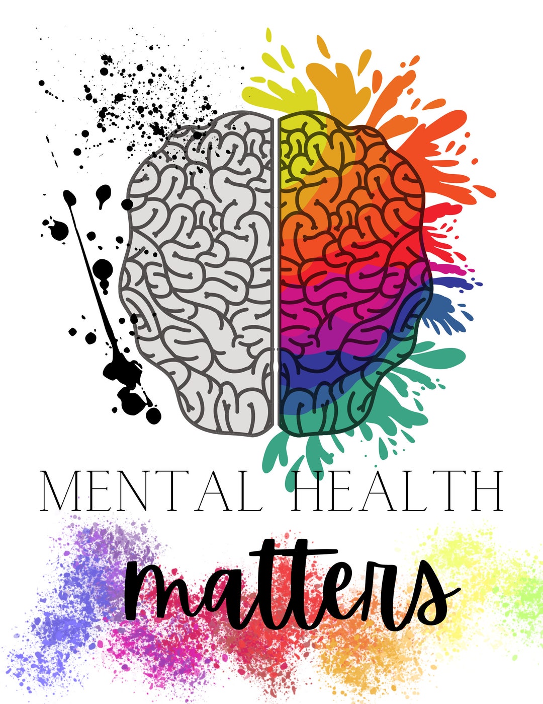 Mental Health Matters PNG Digital Image - Etsy