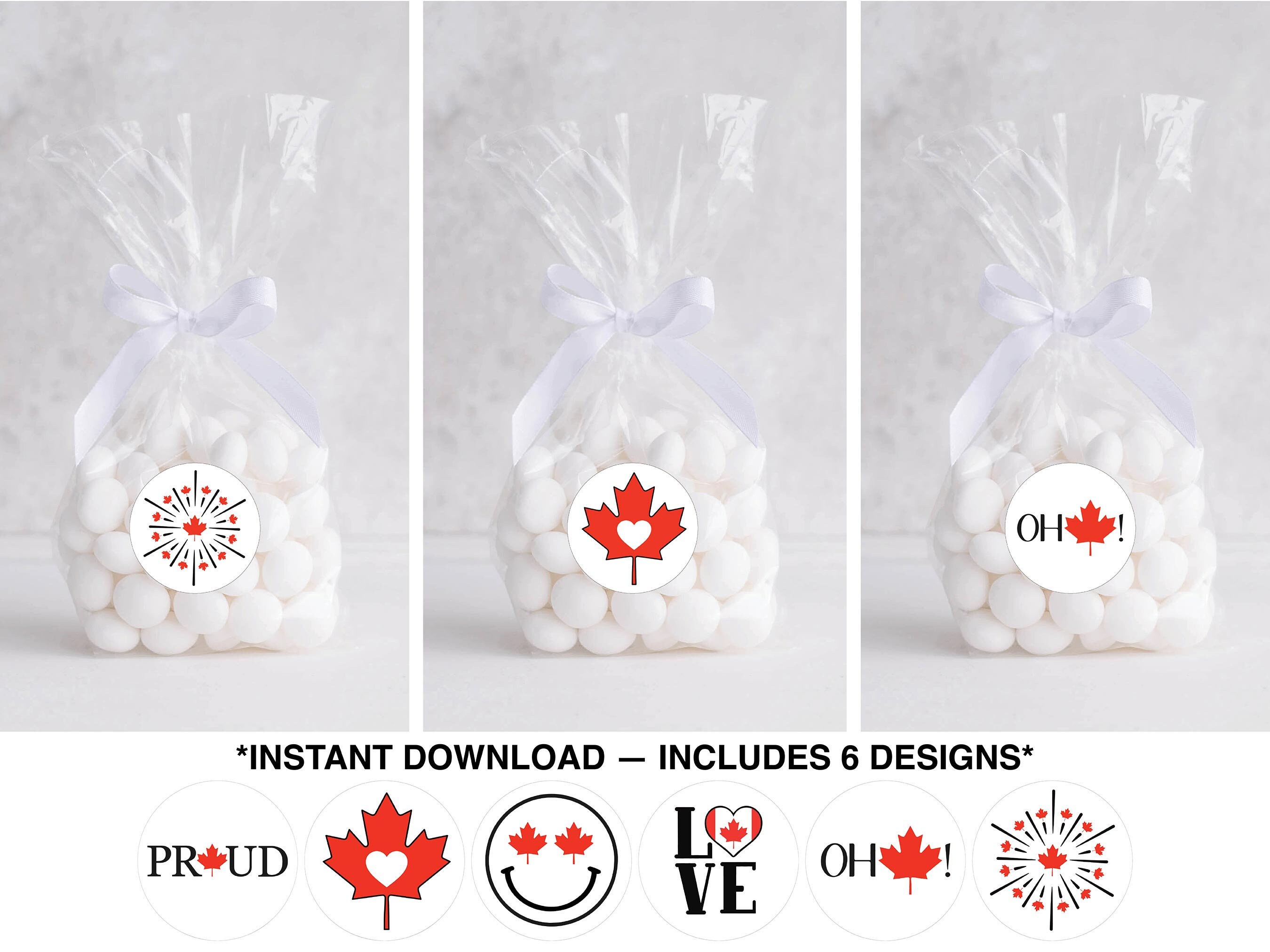 Printable Canada Day Tags, Canada Day Favor Tag, Canada Day Gift Tags ...