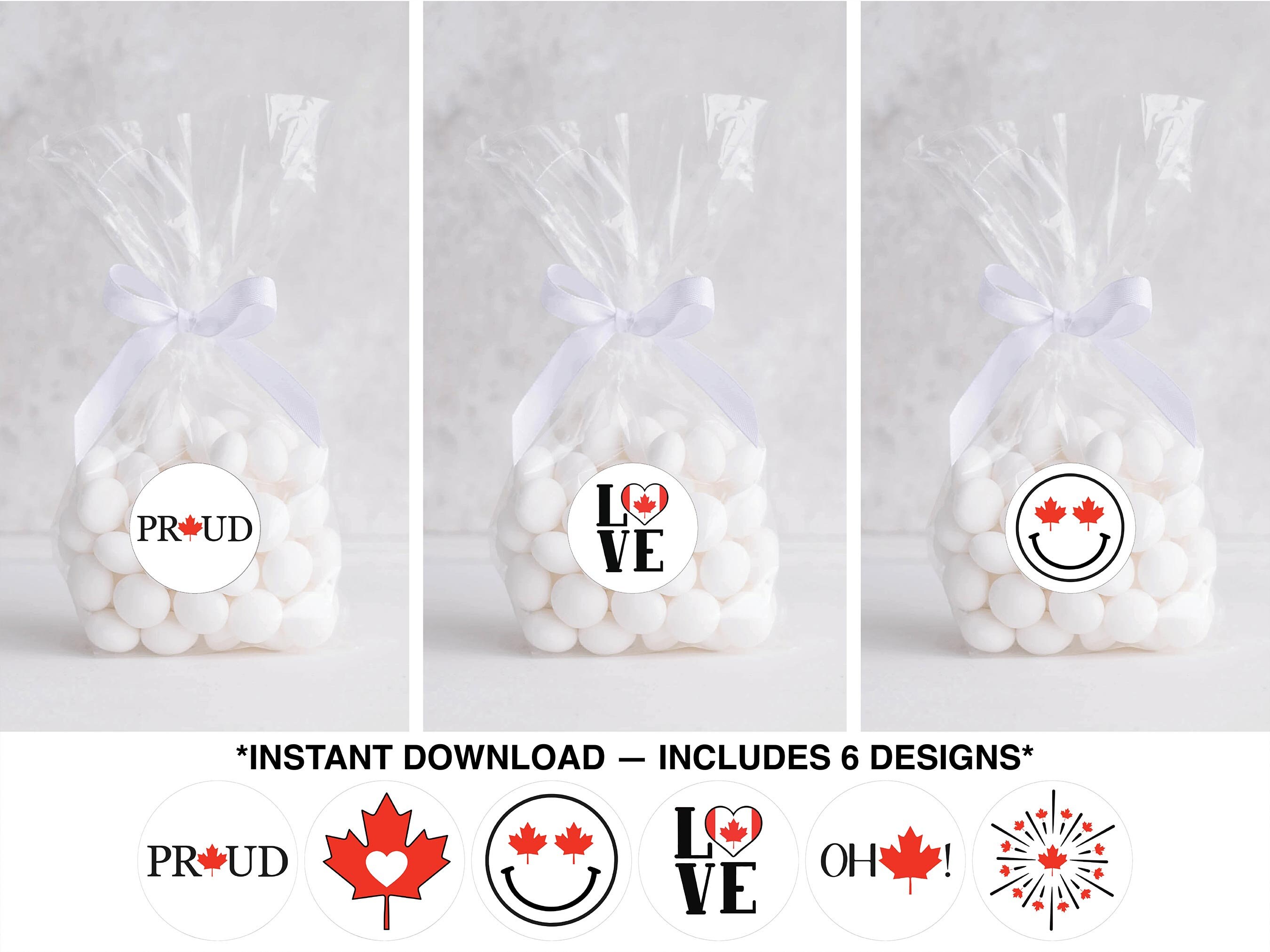 Printable Canada Day Tags, Canada Day Favor Tag, Canada Day Gift Tags ...