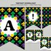 Mardi Gras Printable Banner, Alphabet Pennants (digital Download) - Etsy