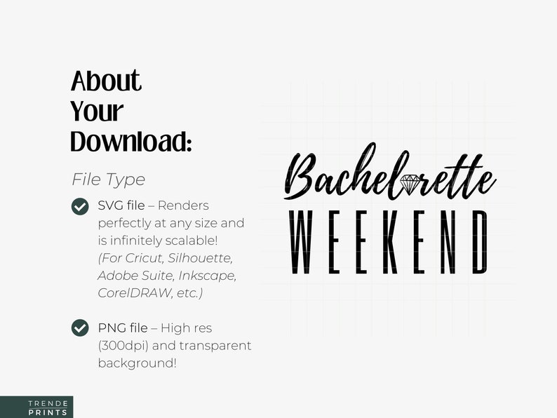 Bachelorette Weekend SVG Instant Download SVG File PNG File - Etsy