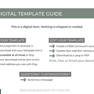 Wedding Party Information Packet, Canva Editable Template, Wedding Day ...