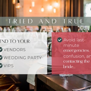 Wedding Day Binder Template, Wedding Day Coordination, Wedding Day ...