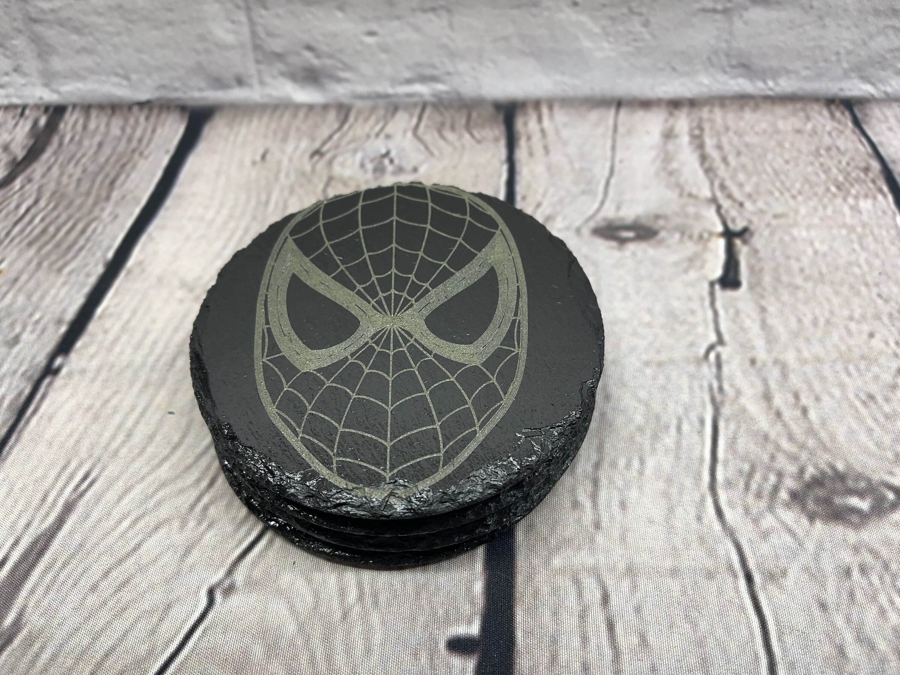 Spiderman Slate Coasters Set of 4 - Etsy