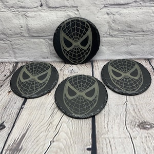 Spiderman Slate Coasters Set of 4 - Etsy