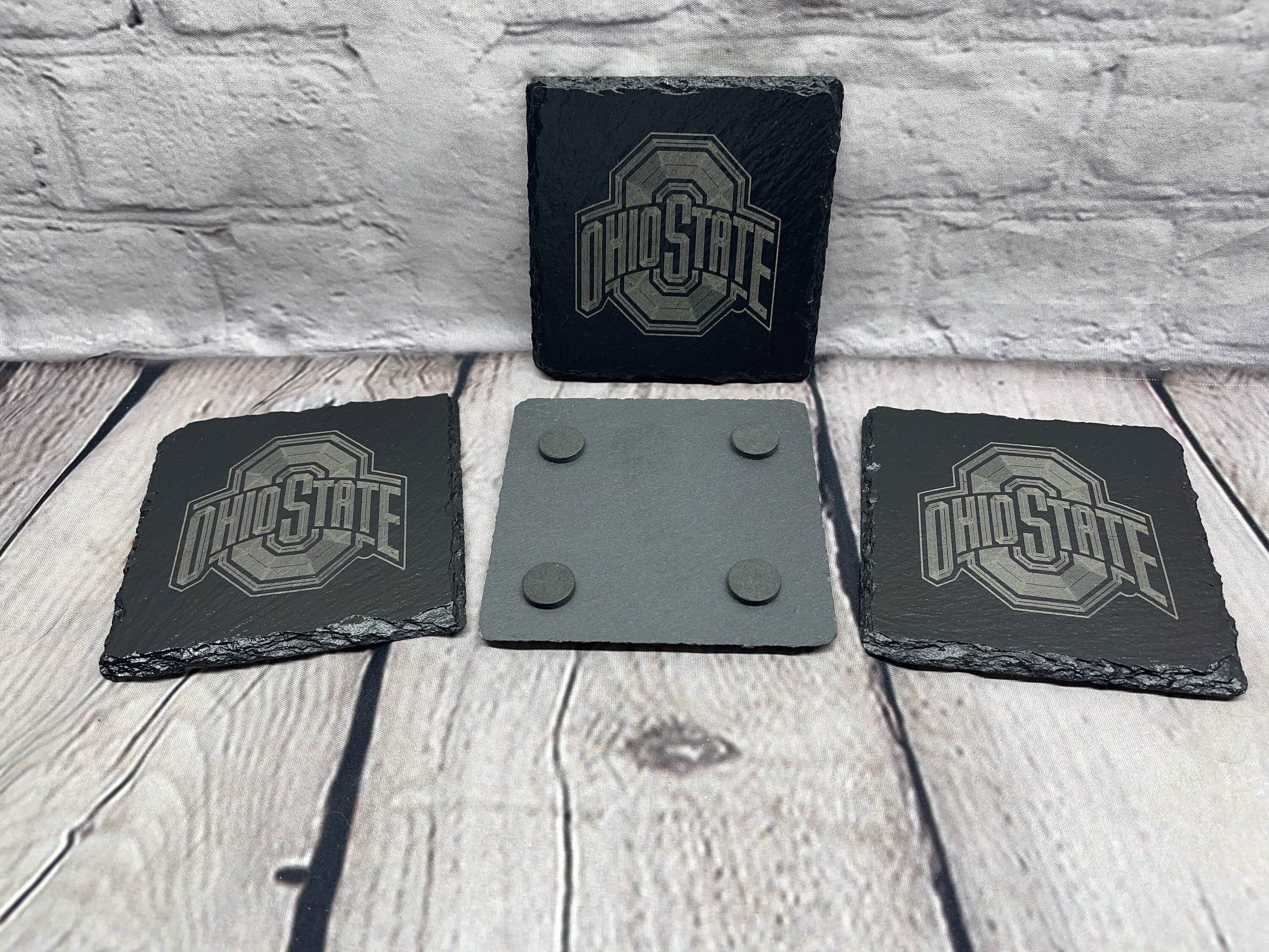 Ohio State Slate Coasters Set of 4 - Etsy