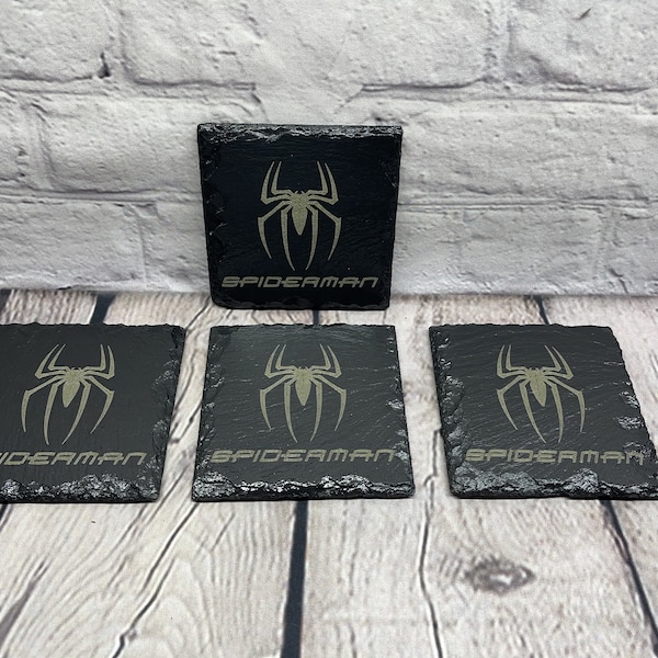 Spiderman Coasters - Etsy