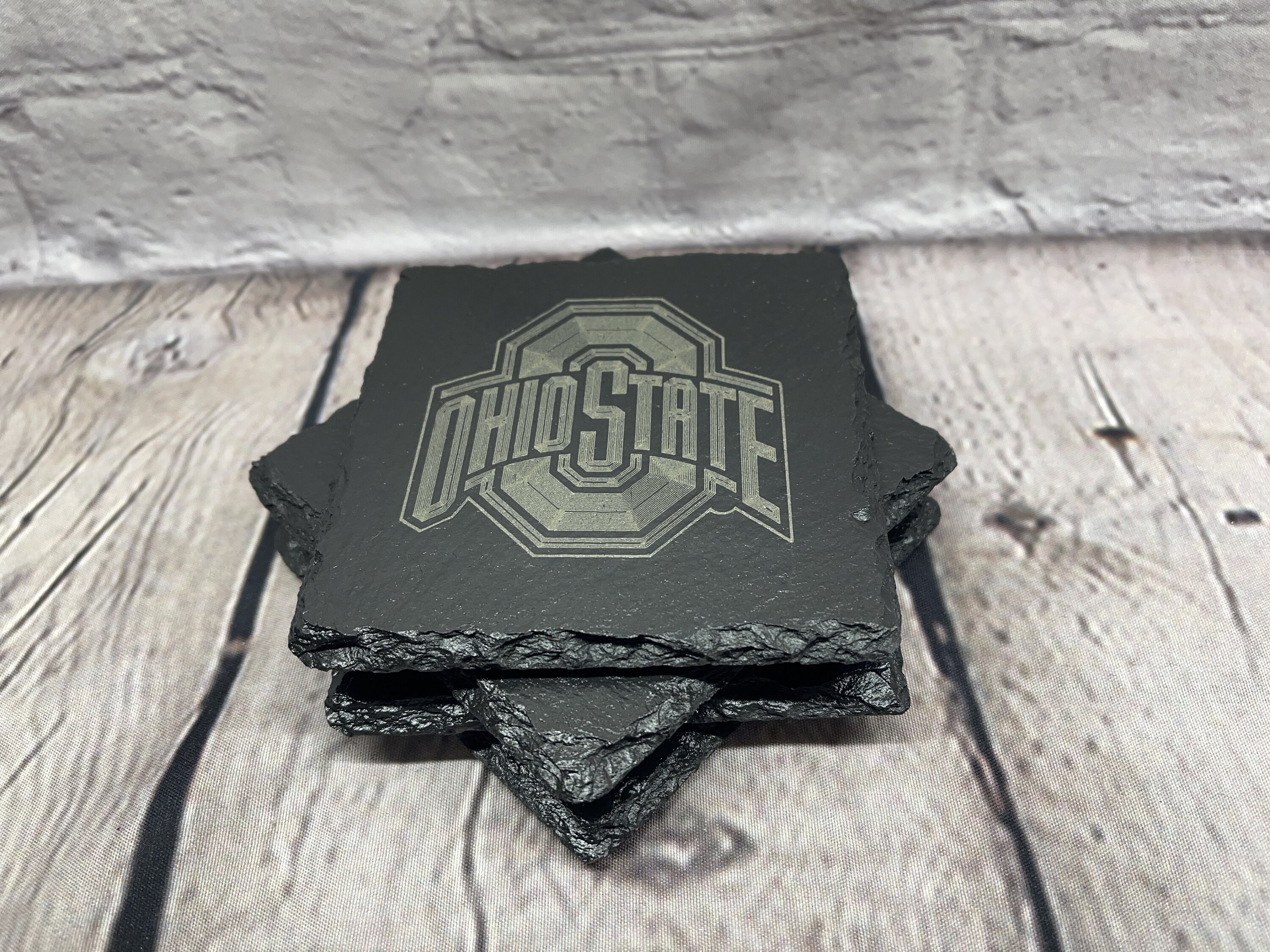 Ohio State Slate Coasters Set of 4 - Etsy