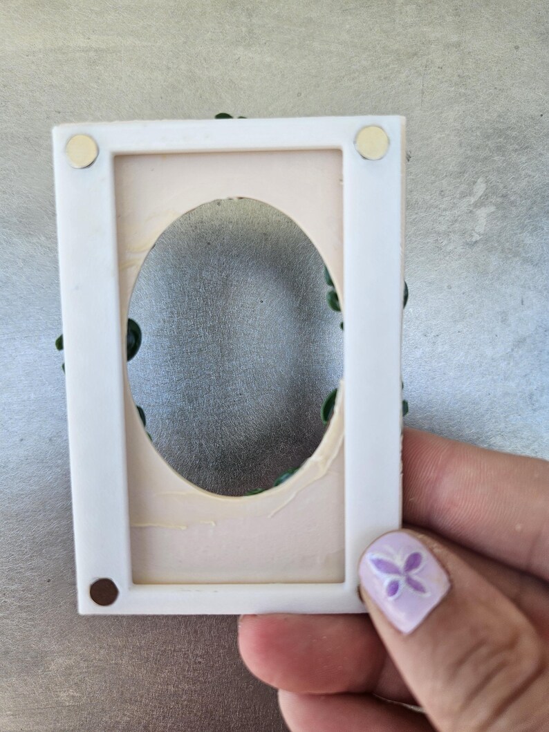 Monstera Plant Polaroid Magnet Frame - Cute Fridge Decor & Gift for ...