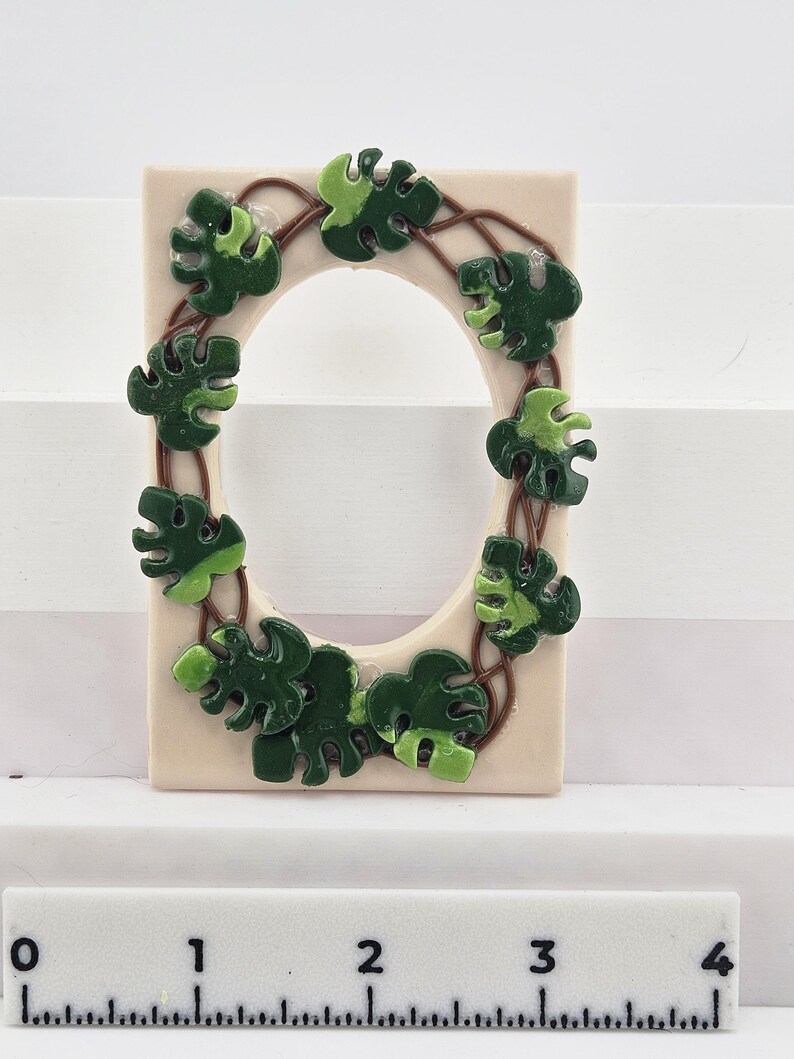 Monstera Plant Polaroid Magnet Frame - Cute Fridge Decor & Gift for ...