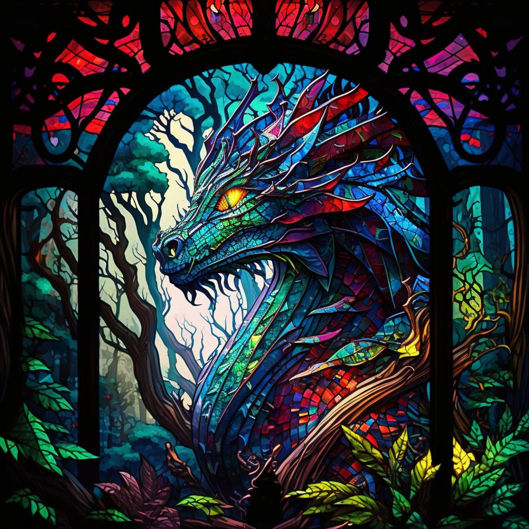 Dragon Design for Tumbler Sublimation, T-shirt Design, Wall Art - PNG ...