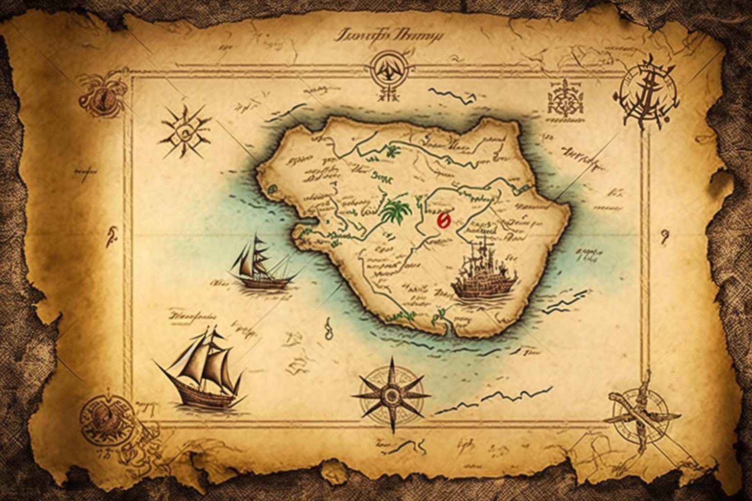 Treasure Map Design Prints for Tumbler Sublimation, T-shirt Design ...