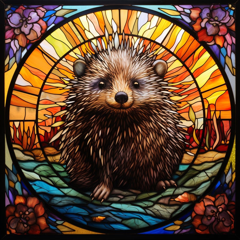 Porcupine Art - Etsy