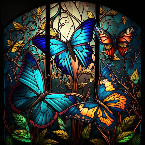 Abstract Butterfly Designs