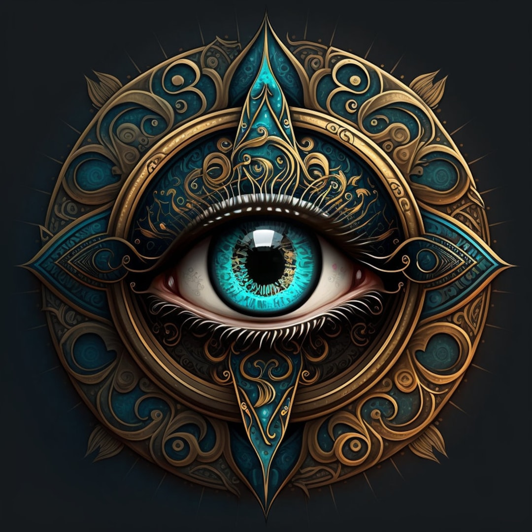 Evil Eye Design for Tumbler Sublimation T-shirt Design Wall - Etsy