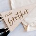 Little Sibling Announcement Sign, Little Brother Announcement Sign ...