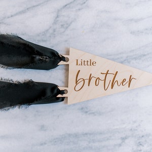 Little Sibling Announcement Sign, Little Brother Announcement Sign ...