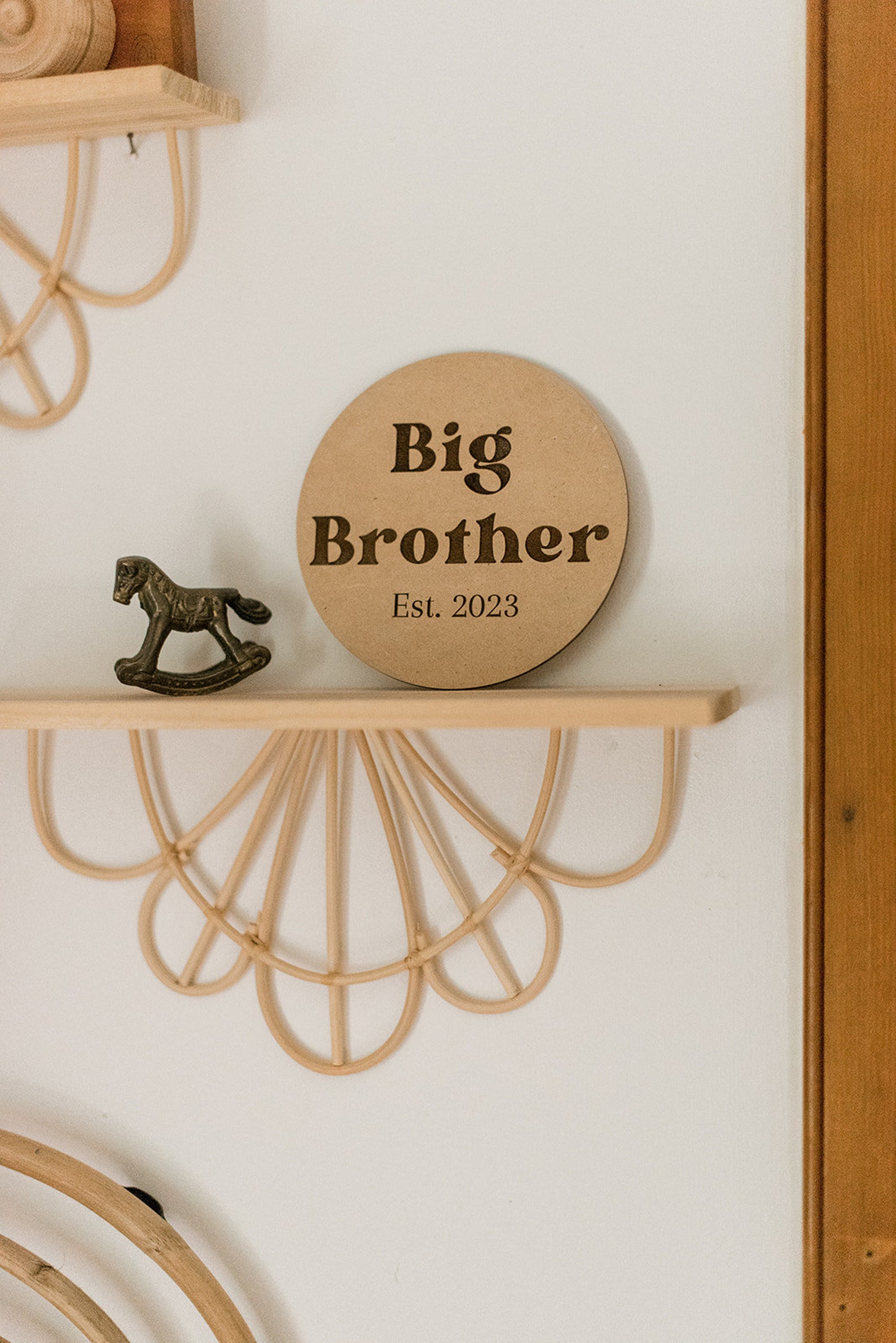 Little Sibling Announcement Sign, Little Brother Announcement Sign ...