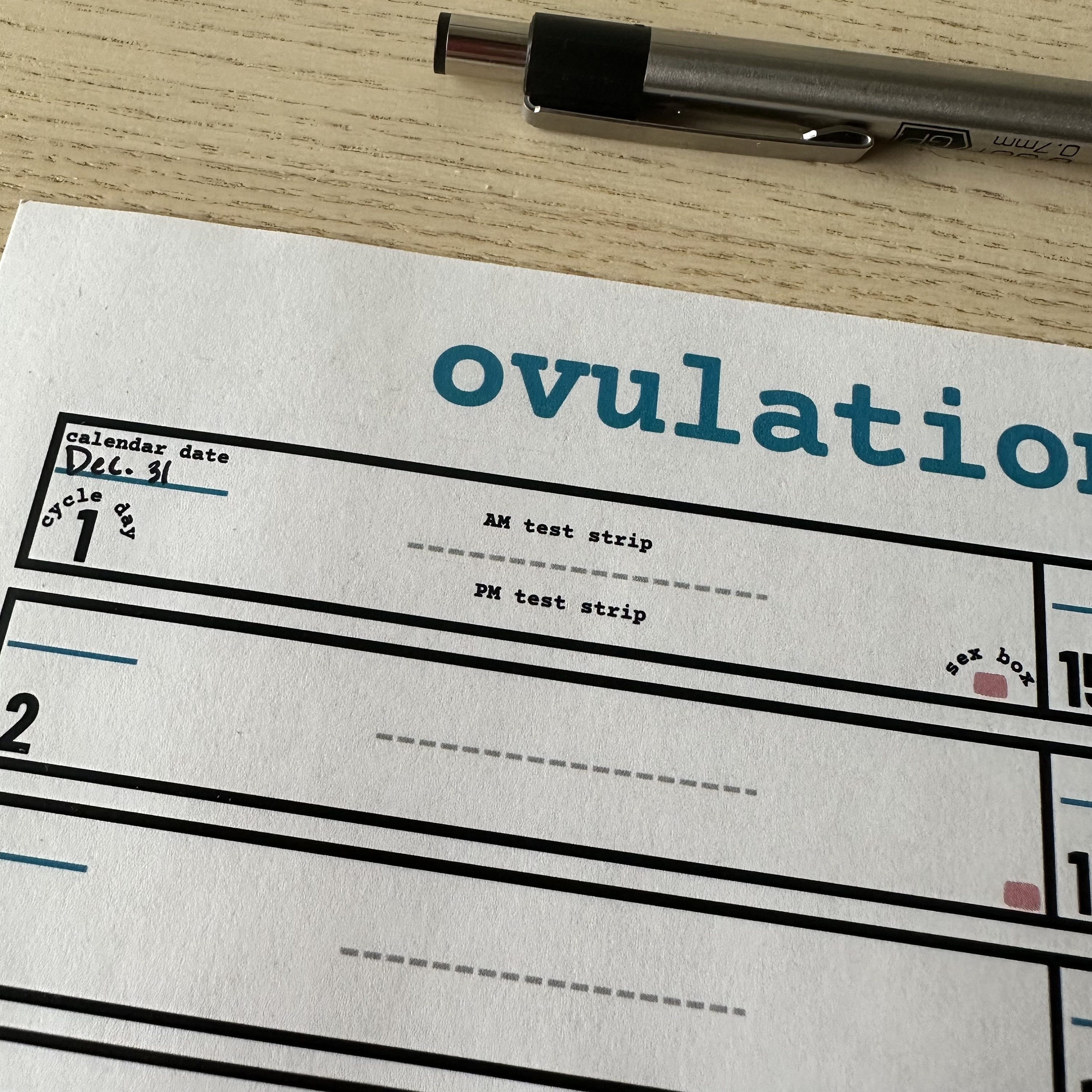 How I Got Pregnant - Ovulation Map Worksheet - Ovulation Tracker ...