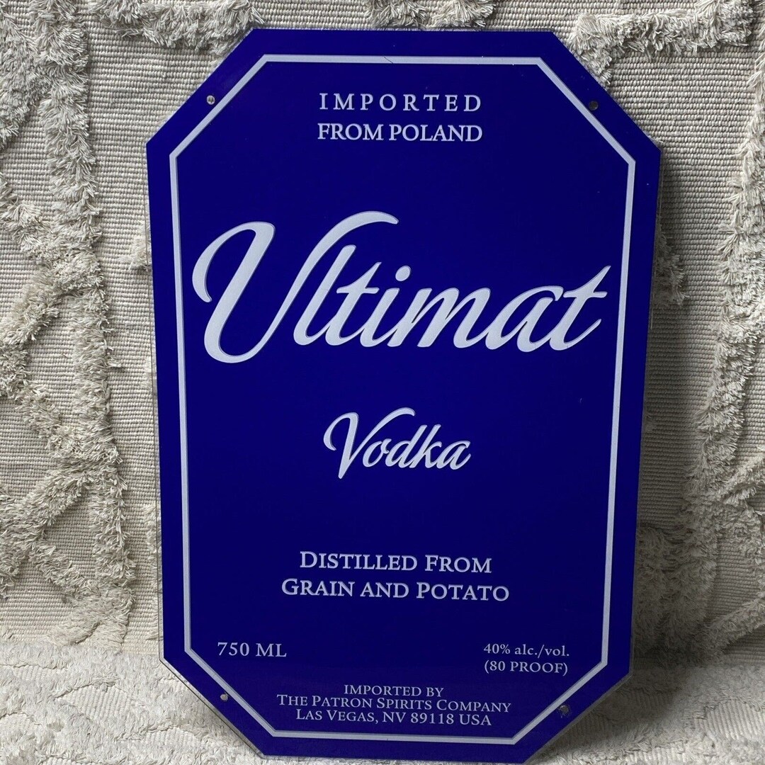 Replacement Acrylic for Lighted Sign Ultimat Patron Vodka Poland 15 X ...
