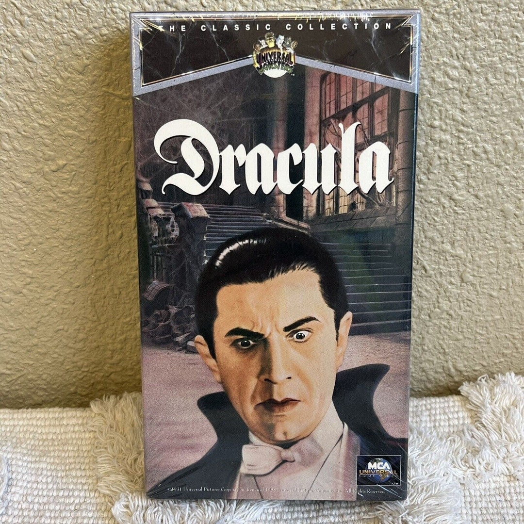 New Dracula VHS 1991 1931 Universal Monsters Bela Lugosi Vampires CULT ...