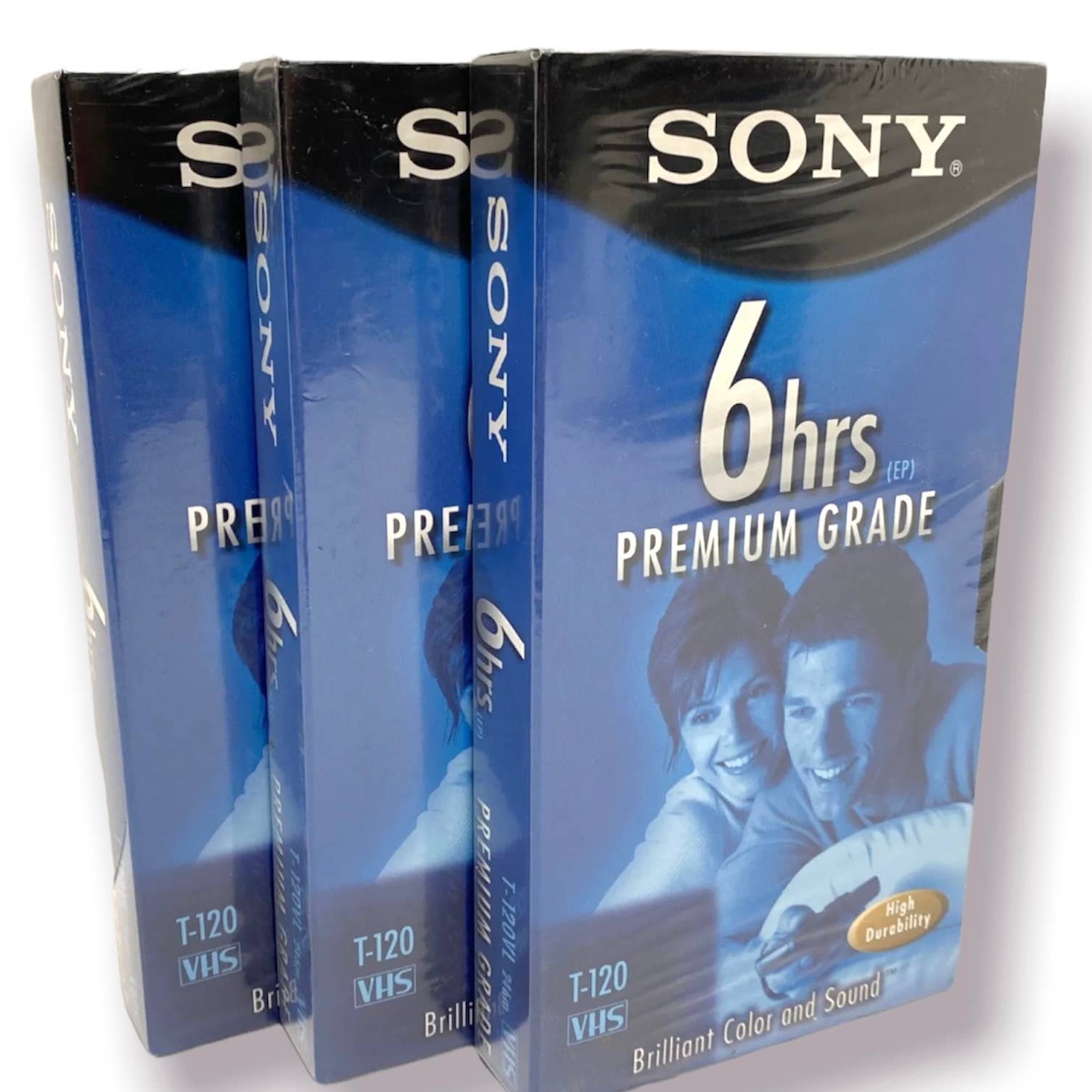 SONY T-120 VHS 6HR Premium Grade (12 PACK) Blank VHS Tapes NEW & SEALED - www.gruponym.mx