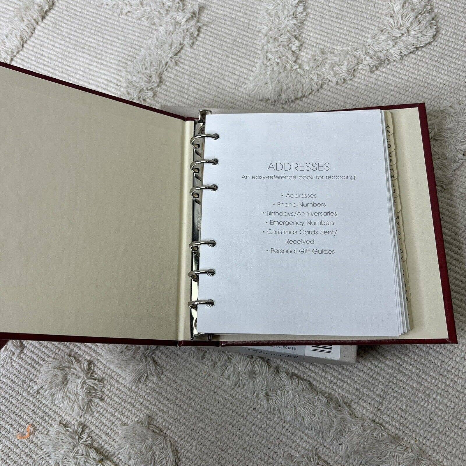 Vintage NOS 90s Hallmark Ringed Binder Album Address Book Folk - Etsy