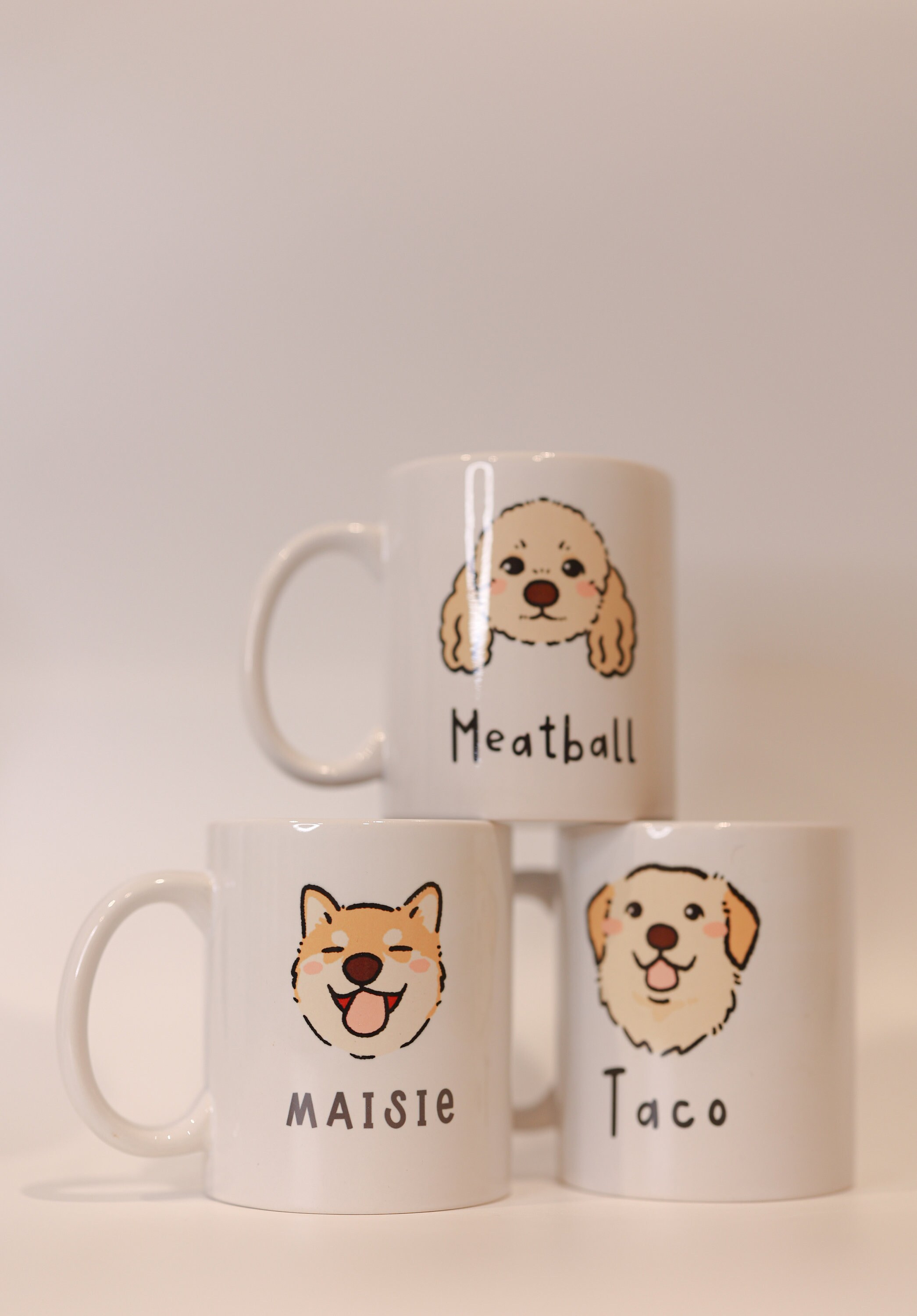 Custom Dog Breed Mug Name Custom Dog Mug Dog Coffee Cup Personalized ...