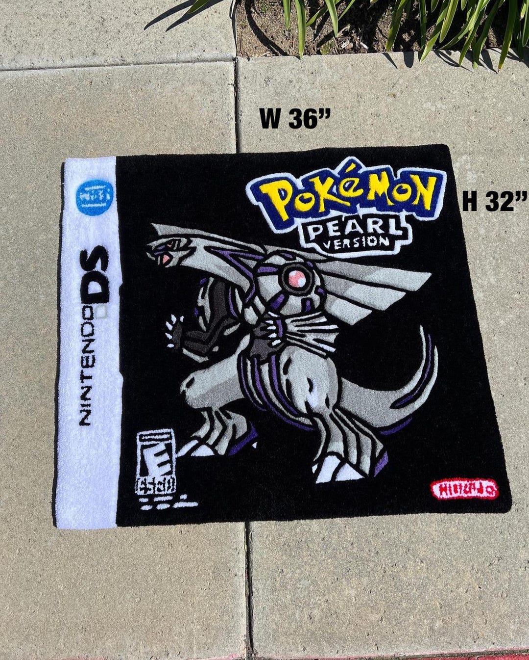 Pokemon Tufted Rug | Pearl Version | Somethingrugs - Etsy