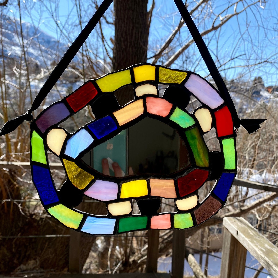 Magic Path Stained Glass Mirror - Etsy