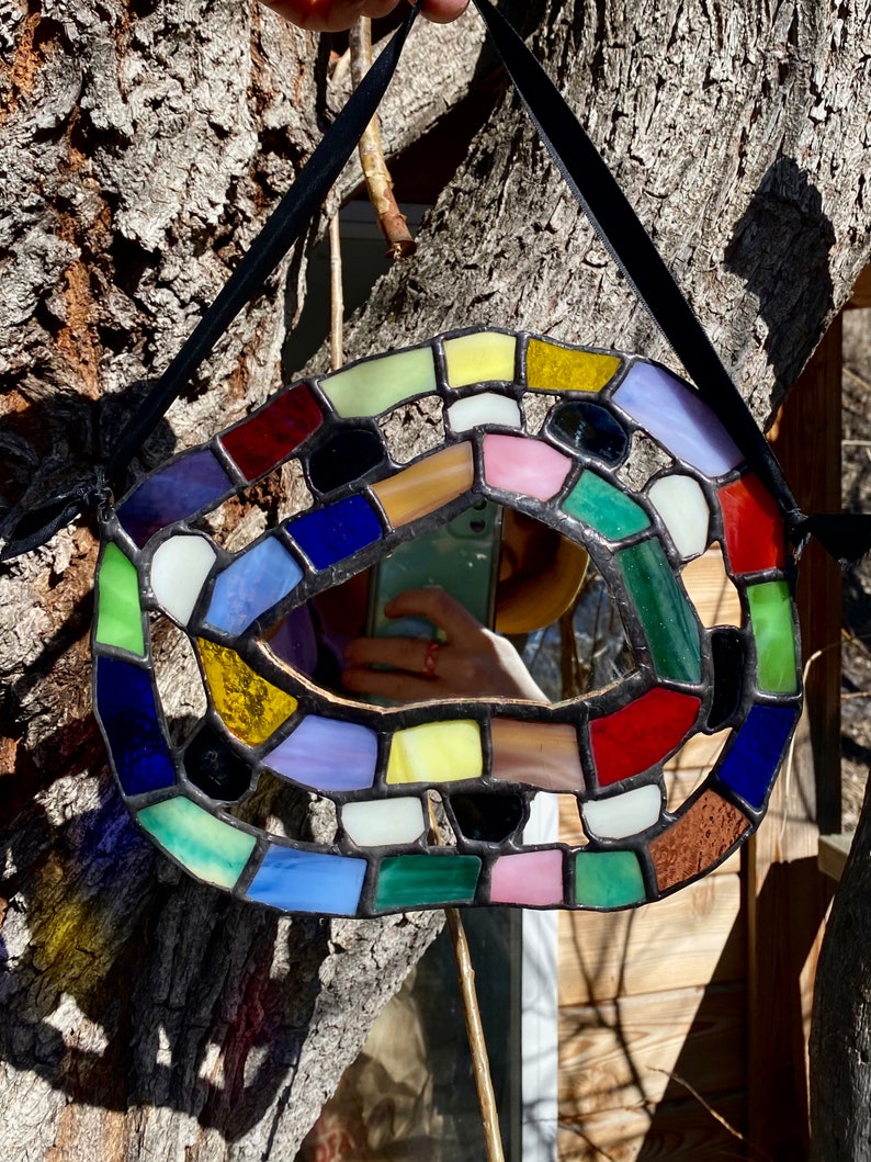 Magic Path Stained Glass Mirror - Etsy