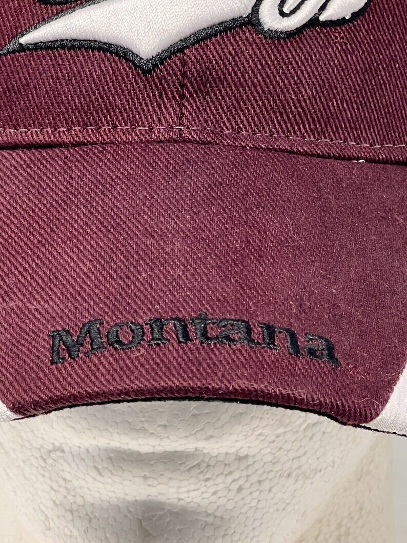 Montana Grizzlies MSU Mens Maroon Hat Griz Football Baseball - Etsy