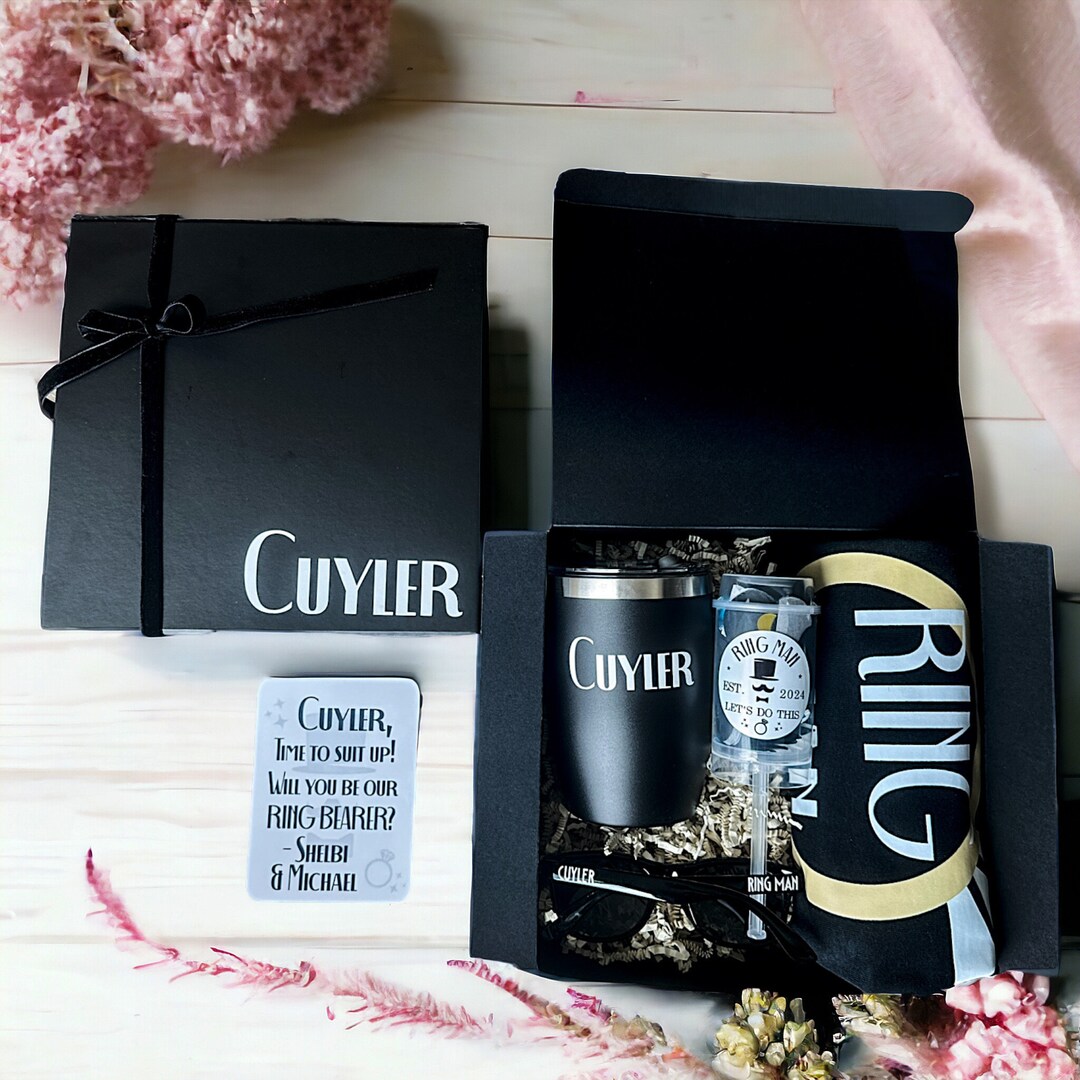 Ring Bearer Proposal Box Gift Box Ring Security Gift Ring Bearer Gift ...