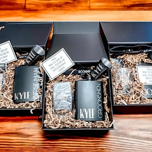 Groomsmen Proposal Gift Box for Groomsmen Gift Box Best Man Proposal ...