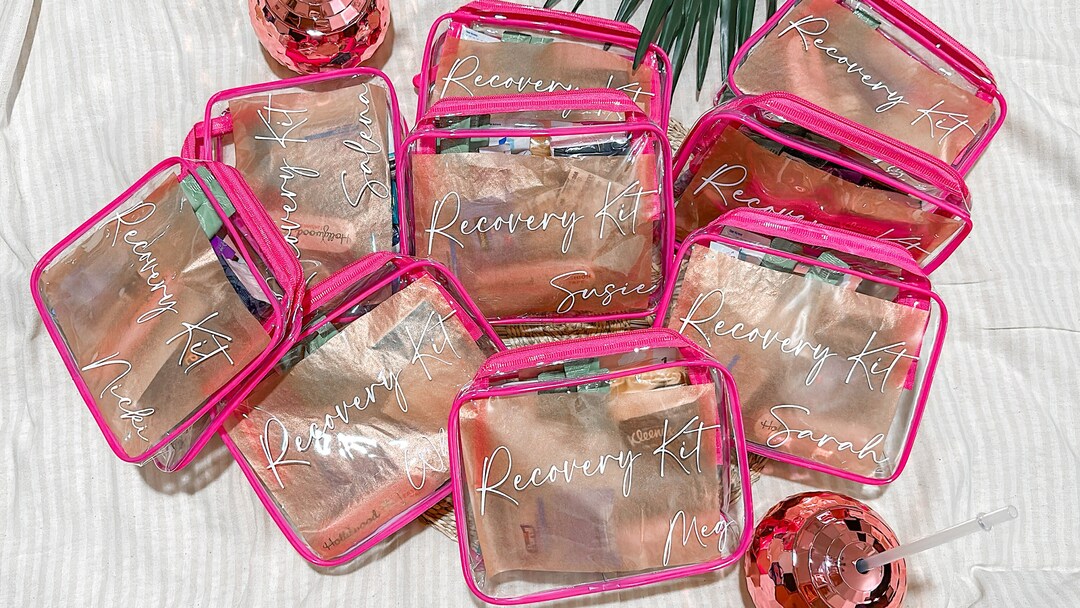 Recovery Nash Bash Kit Bachelorette Party Favor Kit Spa Clear Make up ...