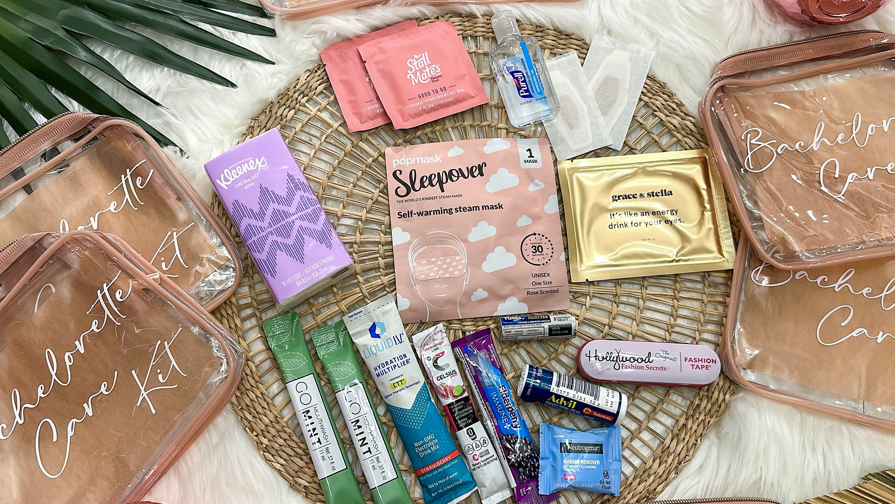 Recovery Nash Bash Kit Bachelorette Party Favor Kit Spa Clear Make up ...