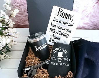 Ring Bearer Proposal Box Gift Box Ring Security Gift Ring Bearer Gift ...