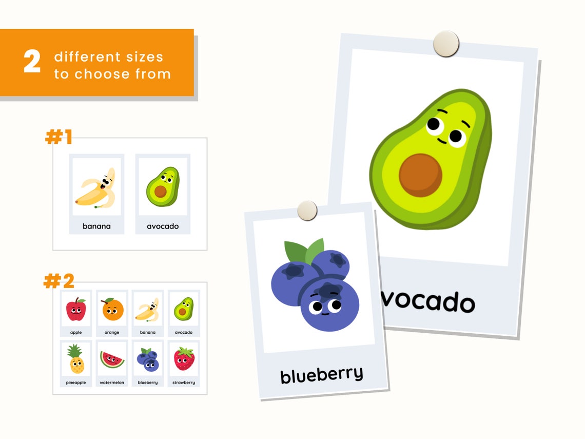 Printable Flash Card for Kids Montessori Materials Preschool Montessori ...
