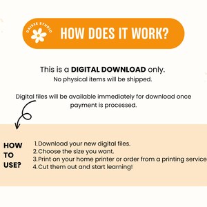 Printable Flash Card for Kids Montessori Materials Preschool Montessori ...