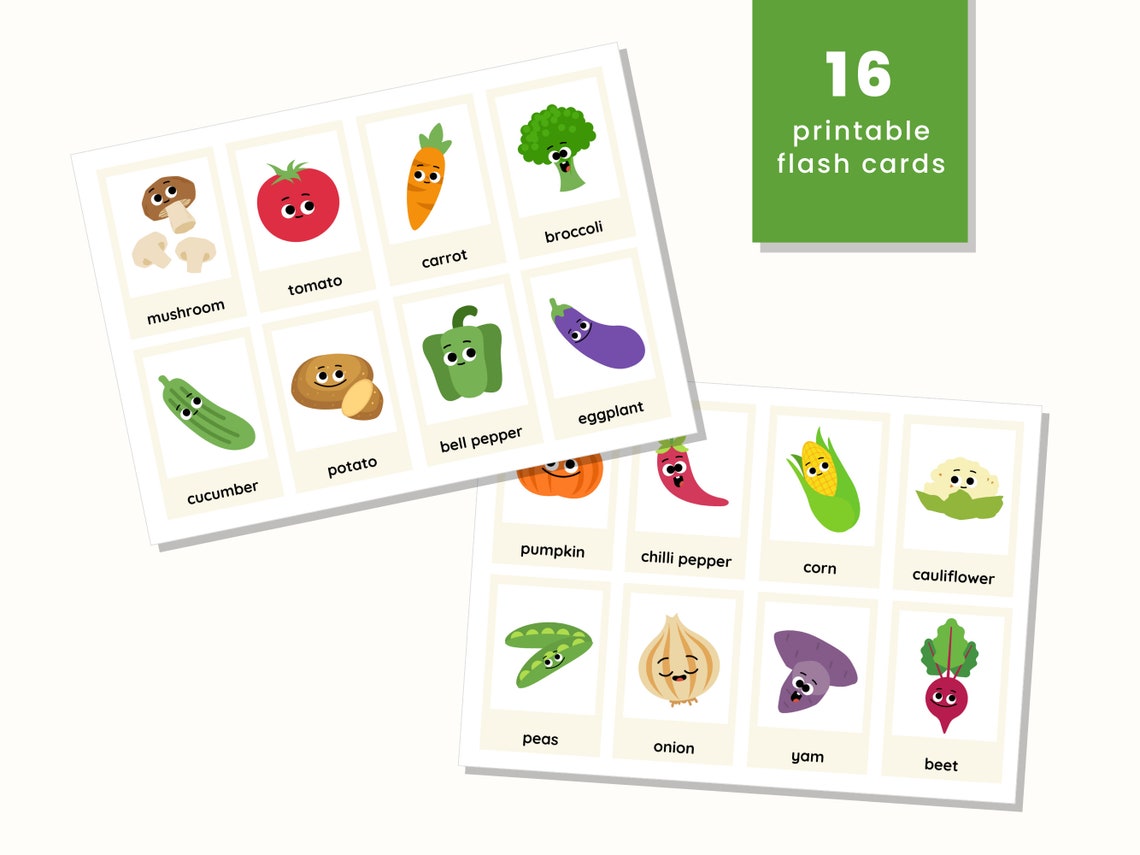 Printable Flash Card for Kids Montessori Materials Preschool Curriculum ...