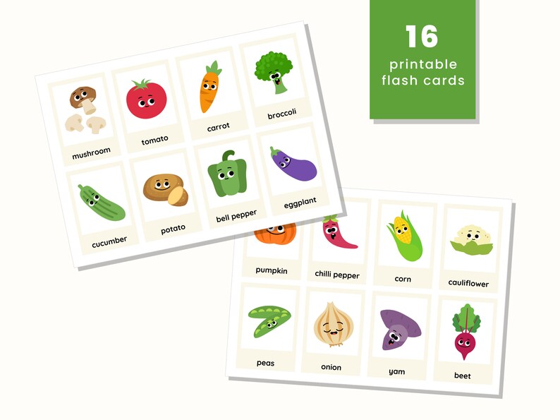 Printable Flash Card for Kids Montessori Materials Preschool Curriculum ...